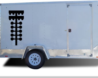 Racing Trailer Decal | Etsy