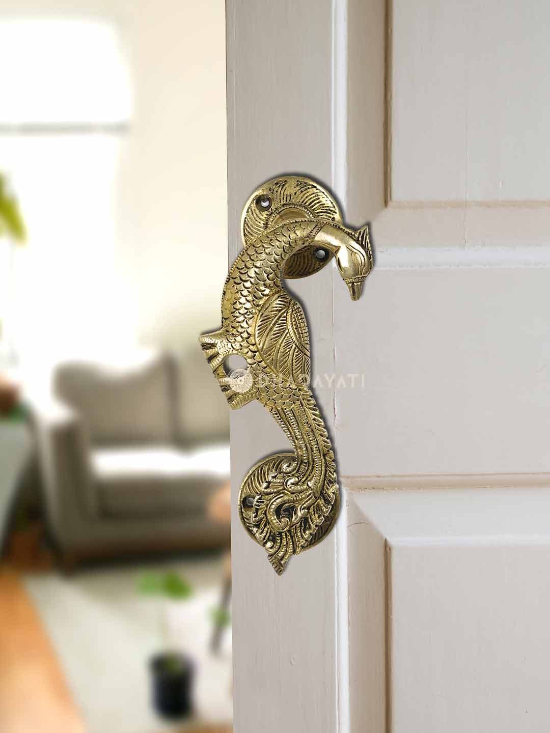 Bird Door Handle Decorative Brass - Etsy