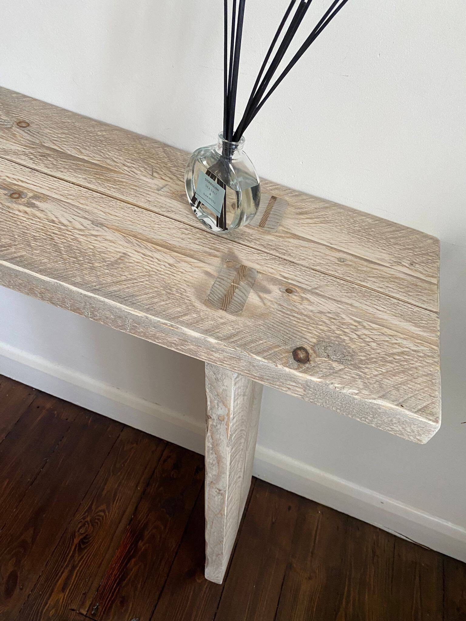Rustic Console Table Primitive Hallway Table Reclaimed Wood - Etsy UK