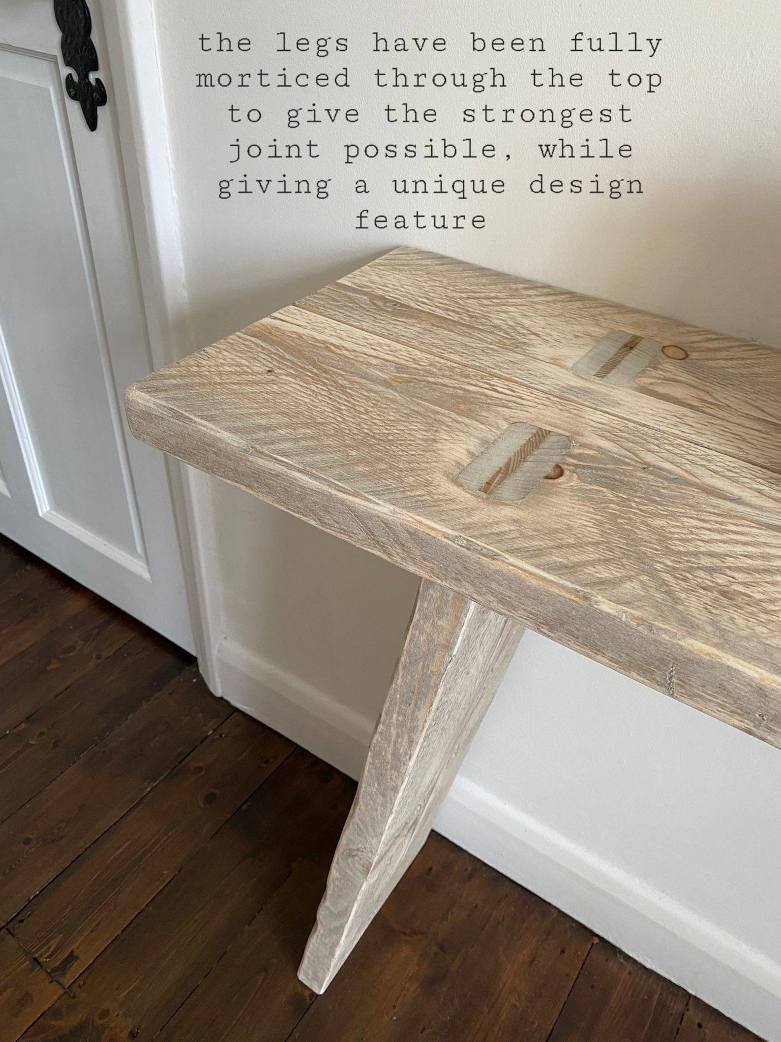 Rustic Console Table Primitive Hallway Table Reclaimed Wood - Etsy UK