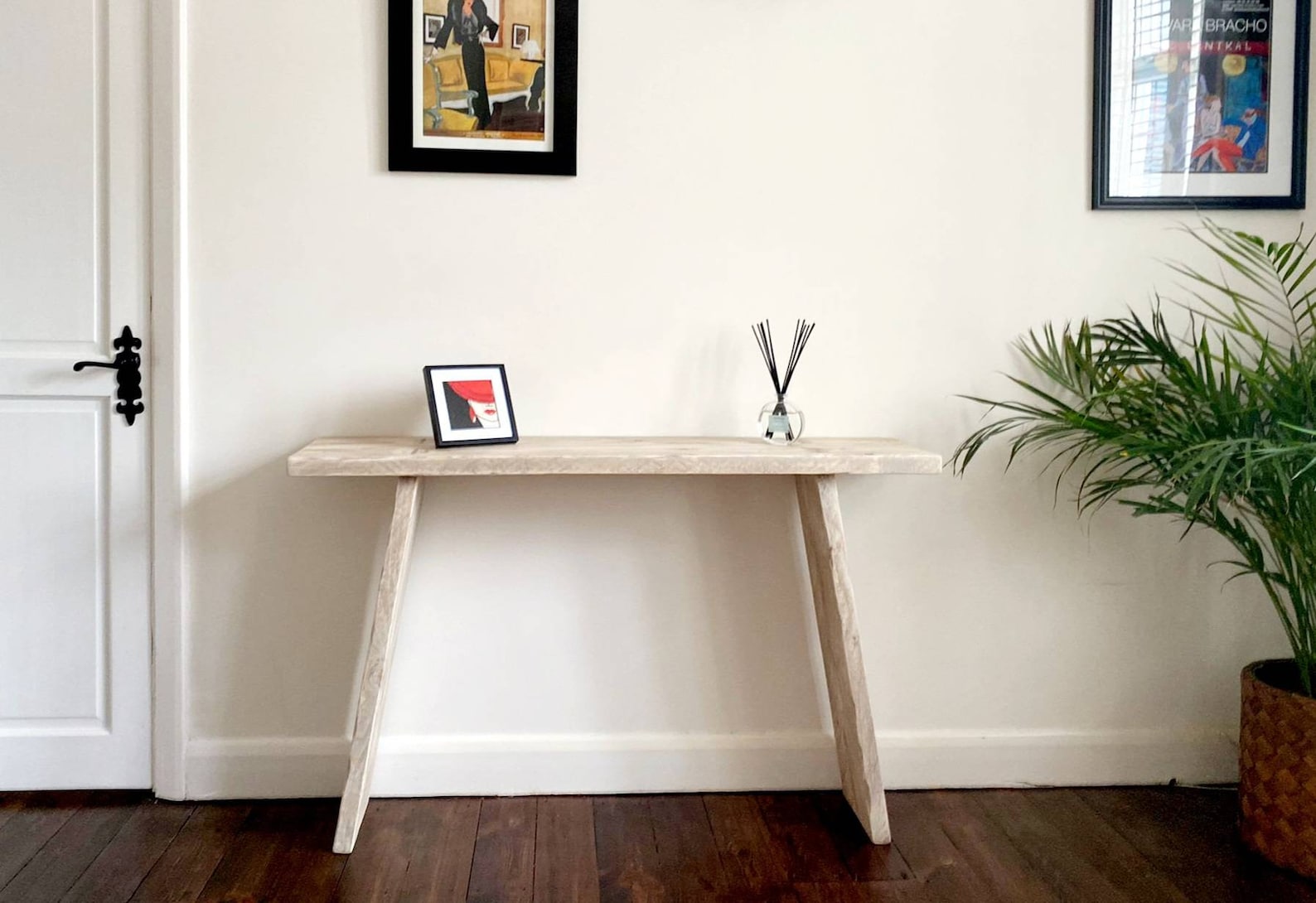 Rustic Console Table Primitive Hallway Table Reclaimed Wood - Etsy UK