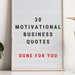 30 Motivational Business Quotes Social Media Posts Digital - Etsy