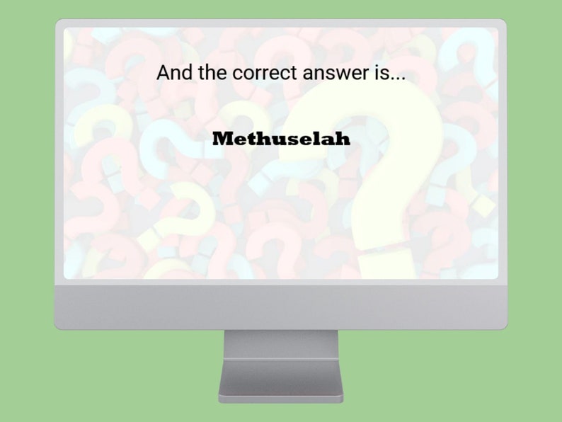 The Bible Trivia V1 Virtual Online Powerpoint Trivia for Zoom 35 Bible ...