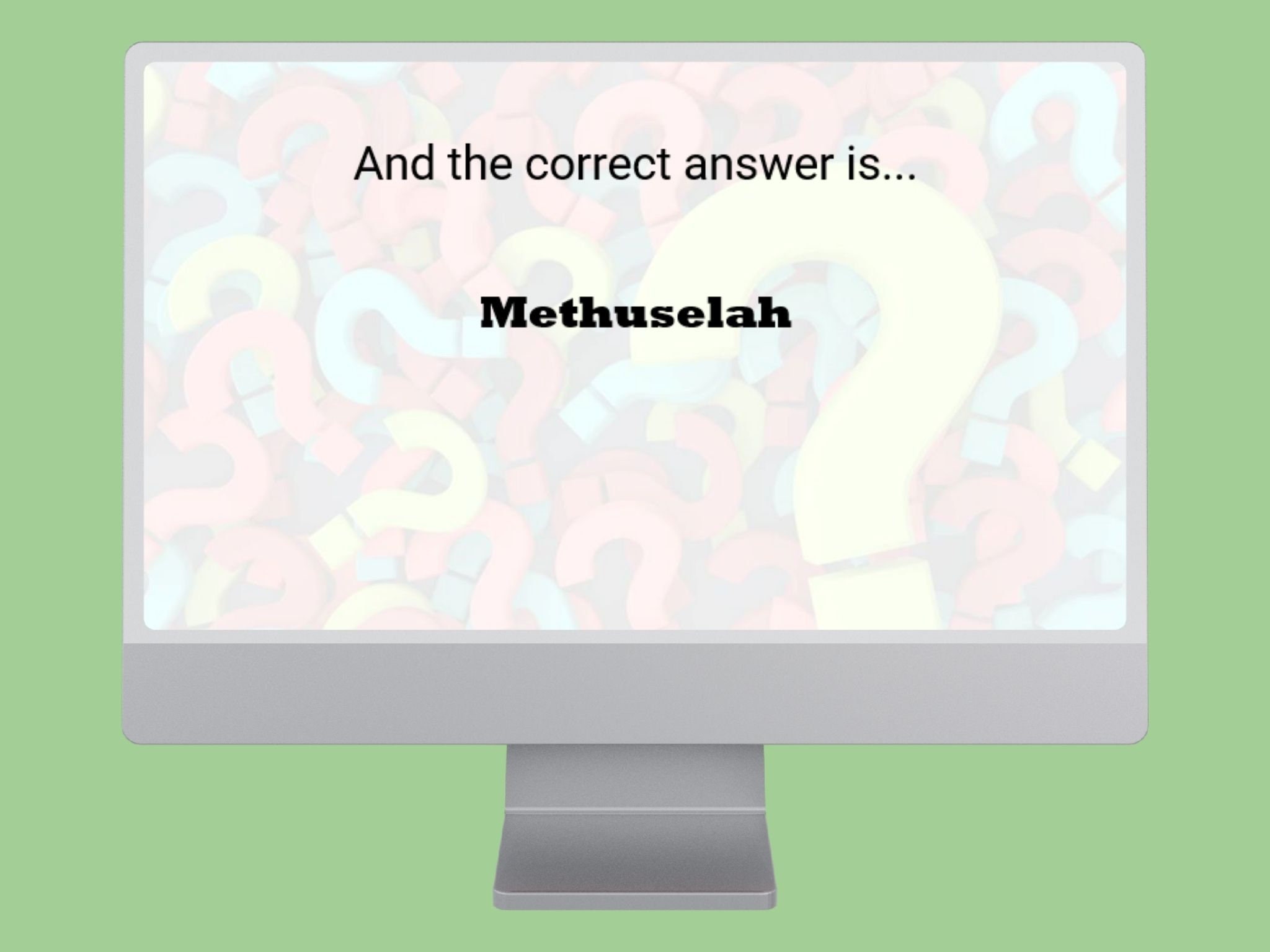 The Bible Trivia V1 Virtual Online Powerpoint Trivia for Zoom 35 Bible ...