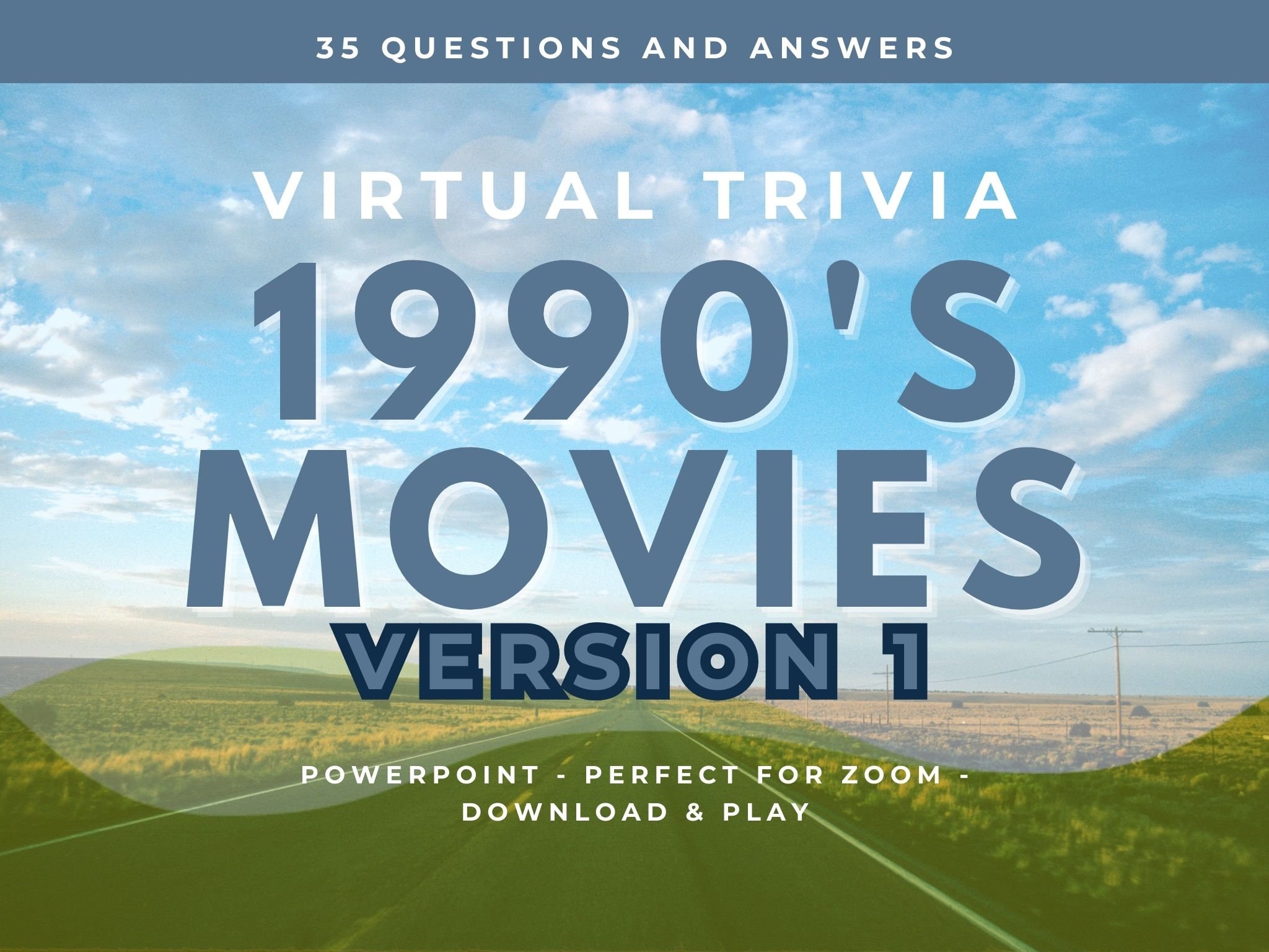 1990's Movie Trivia V1 Zoom Powerpoint 35 Questions - Etsy