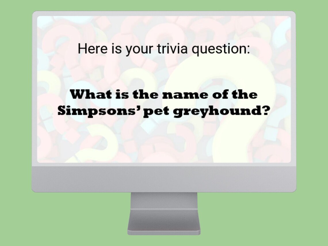 The Simpsons Trivia V1 Zoom Powerpoint 35 Questions Virtual Trivia ...