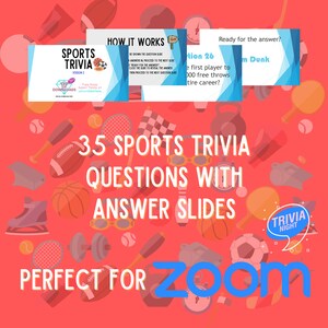 Sports Trivia Pack Version 2 | 35 Questions With Answer Slides ...