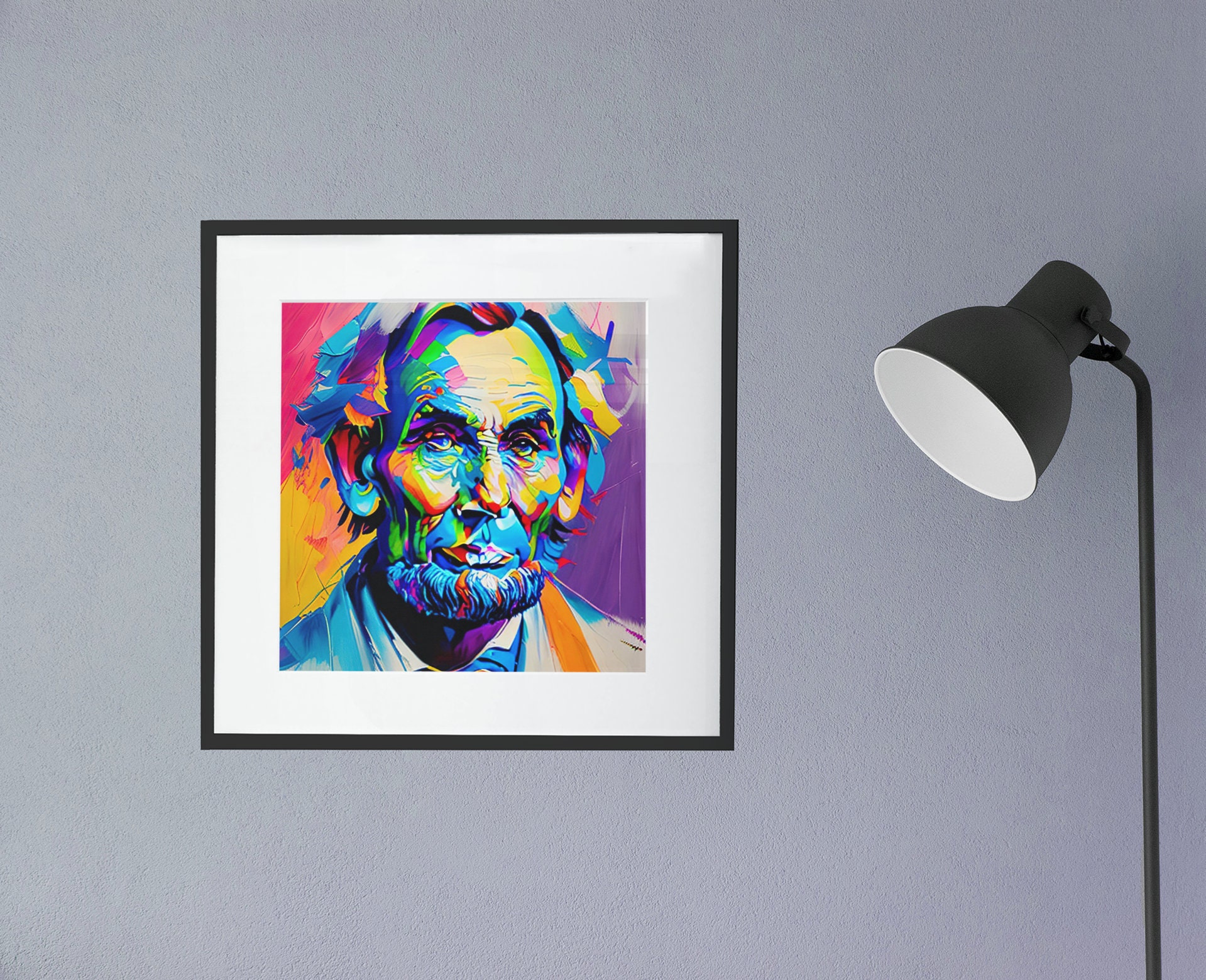 Lincoln Oil Painting - Digital Art Print for the Awesome Collector ...