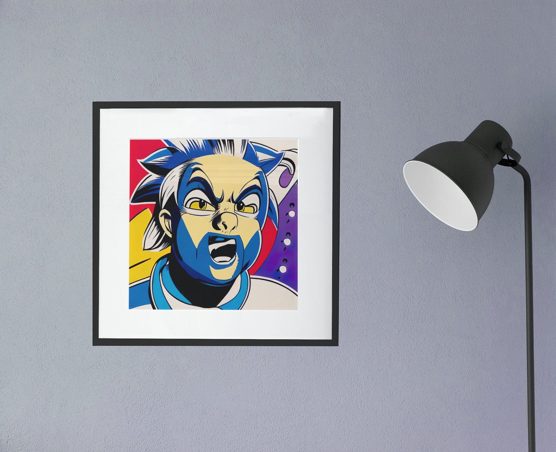 Sonic Oil Painting - Digital Art Print for the Awesome Collector. Only ...