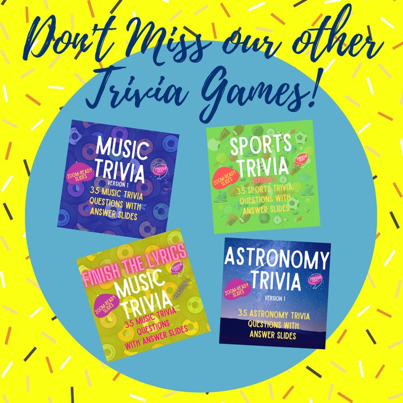 Finish the Lyrics Music Trivia | Perfect for Zoom and Virtual Music ...