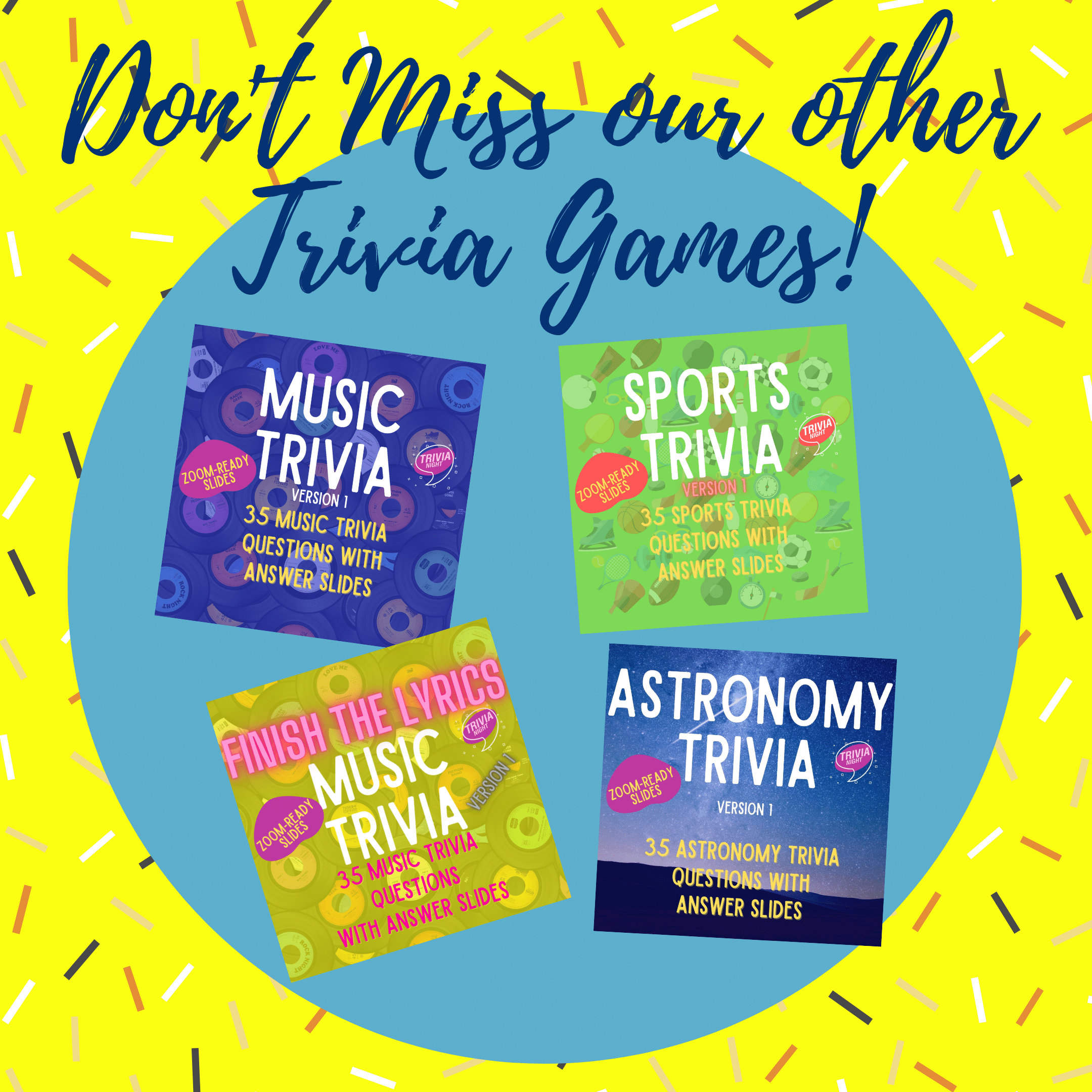 Sports Trivia Pack Version 2 | 35 Questions With Answer Slides ...