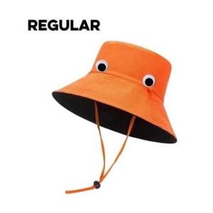 Sassy the Sasquatch Orange Bucket Hat With Googly Eyes - Etsy