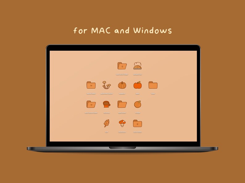 Cosy Autumn Desktop Icons | Digital Download, Fall Icons, Cute Desktop ...