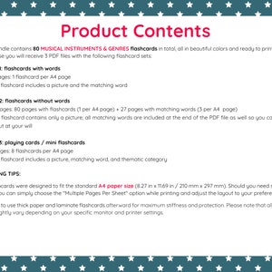 80 MUSIC Flashcards | Printable Flashcards | Musical Instruments ...