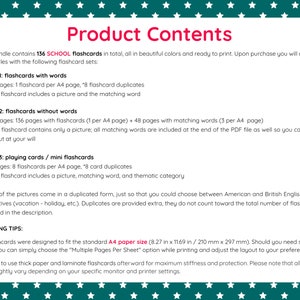 136 SCHOOL Flashcards | School Appliances, Objects, Subjects, People ...