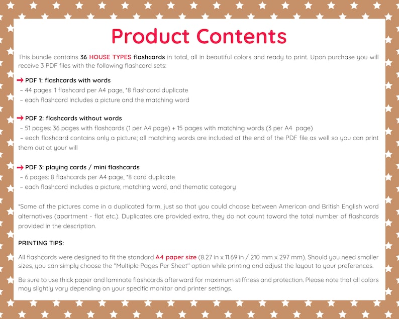 36 HOUSE TYPES Flashcards | Printable Flashcards | Flashcards for Kids ...