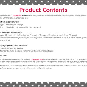 120 NUMBERS Flashcards (1-100+ More) | Printable Flashcards ...