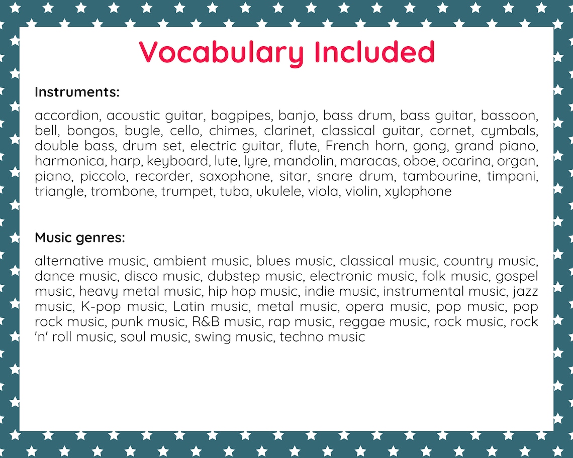 80 MUSIC Flashcards | Printable Flashcards | Musical Instruments ...