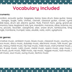 80 MUSIC Flashcards | Printable Flashcards | Musical Instruments ...