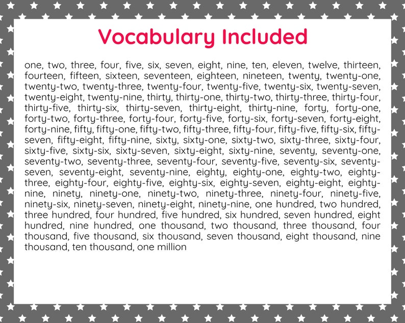 120 NUMBERS Flashcards (1-100+ More) | Printable Flashcards ...