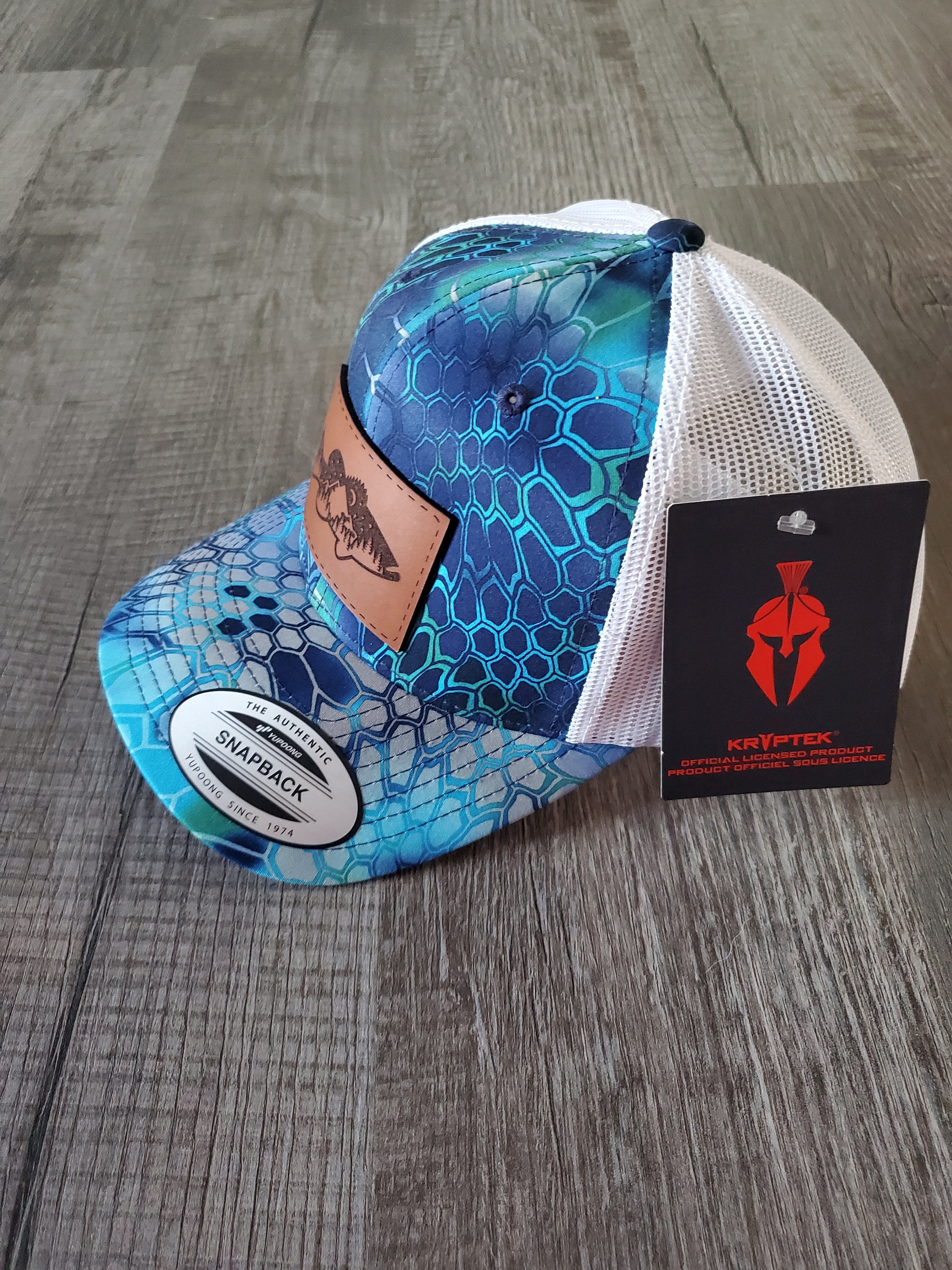 Leather Patch Hat Bass Fish - Etsy