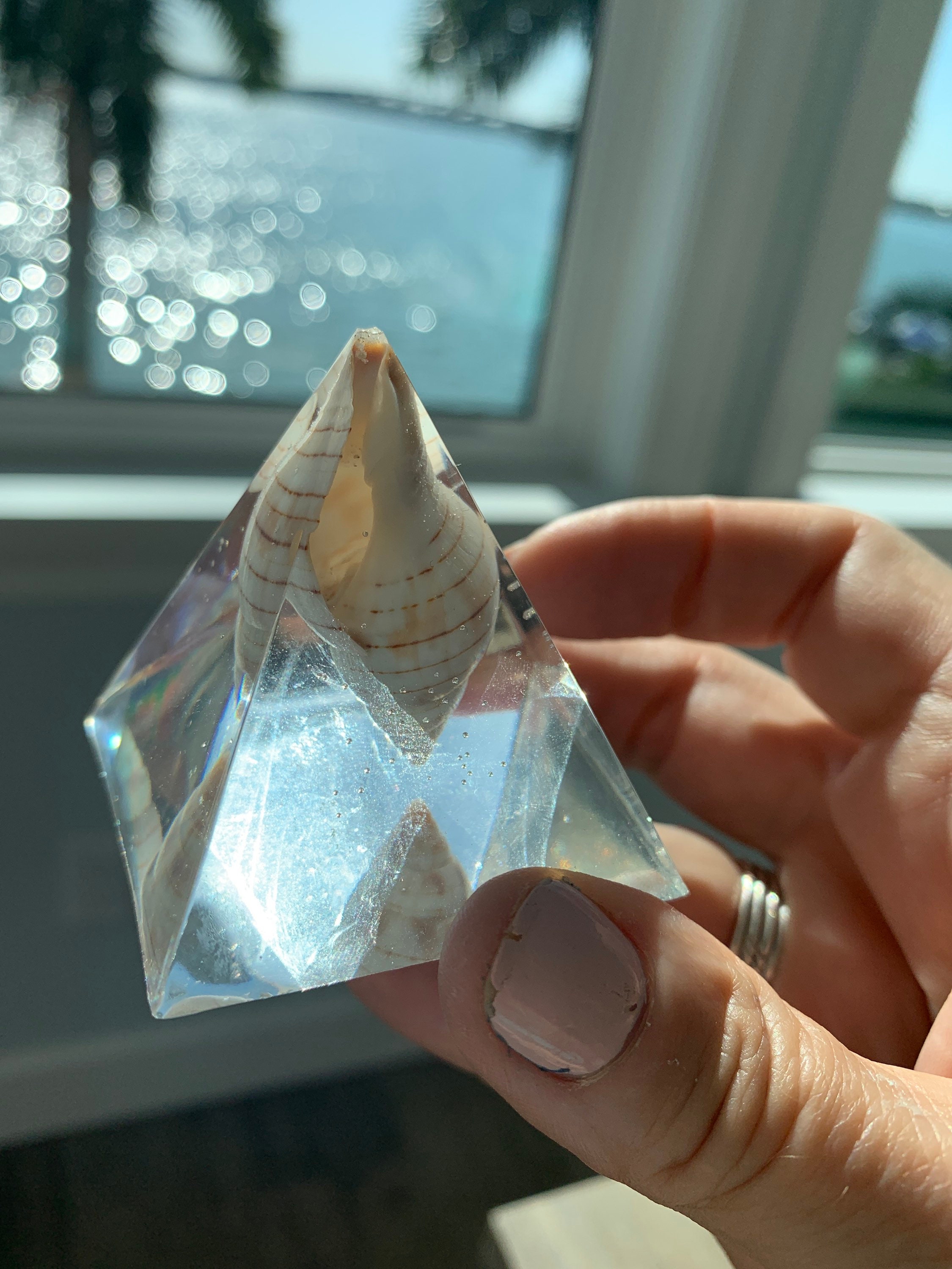 Paperweight Shell Pyramid - Etsy