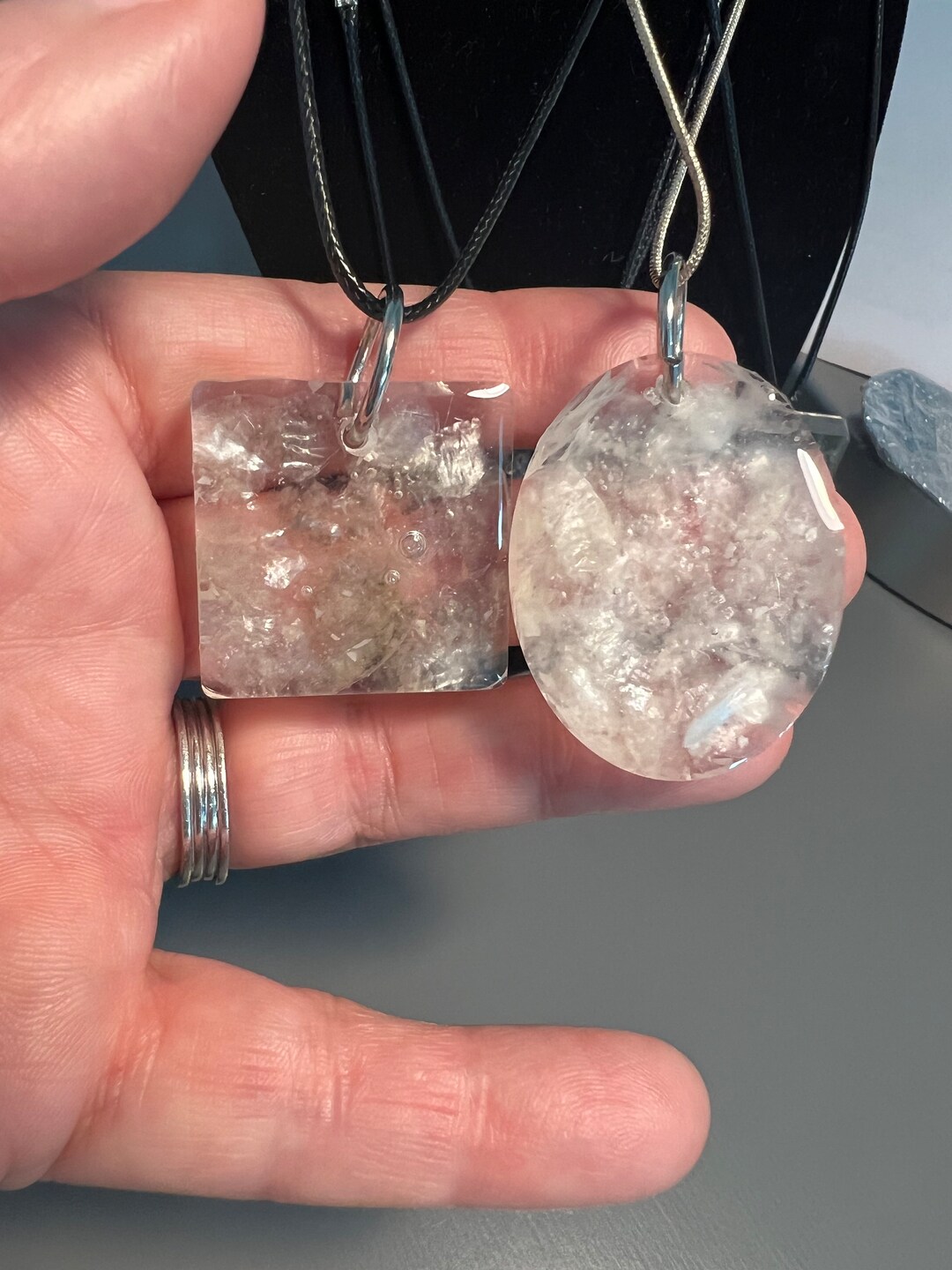 Natural Crushed Jingle Shell Pendants - Etsy