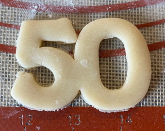 50 Birthday Cookie - Etsy