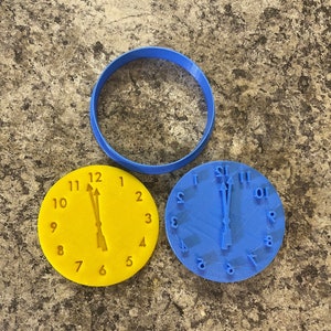 Clock Stamp and Outline Cutter - Etsy