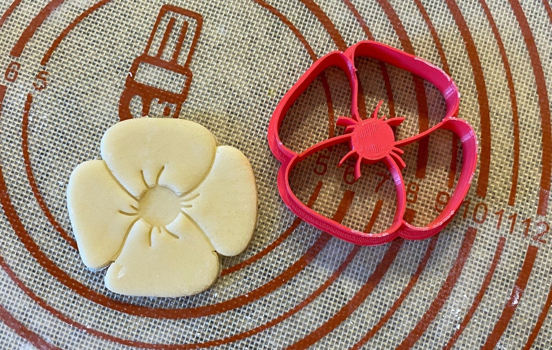 Poppy Cookie Cutter / Polymer Clay / Fondant / Playdoh - Etsy