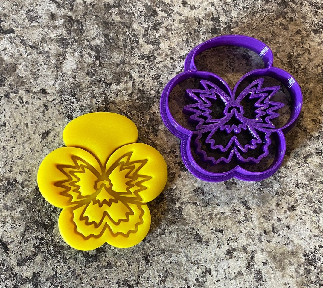 Pansy Flower Cookie Cutter - Etsy
