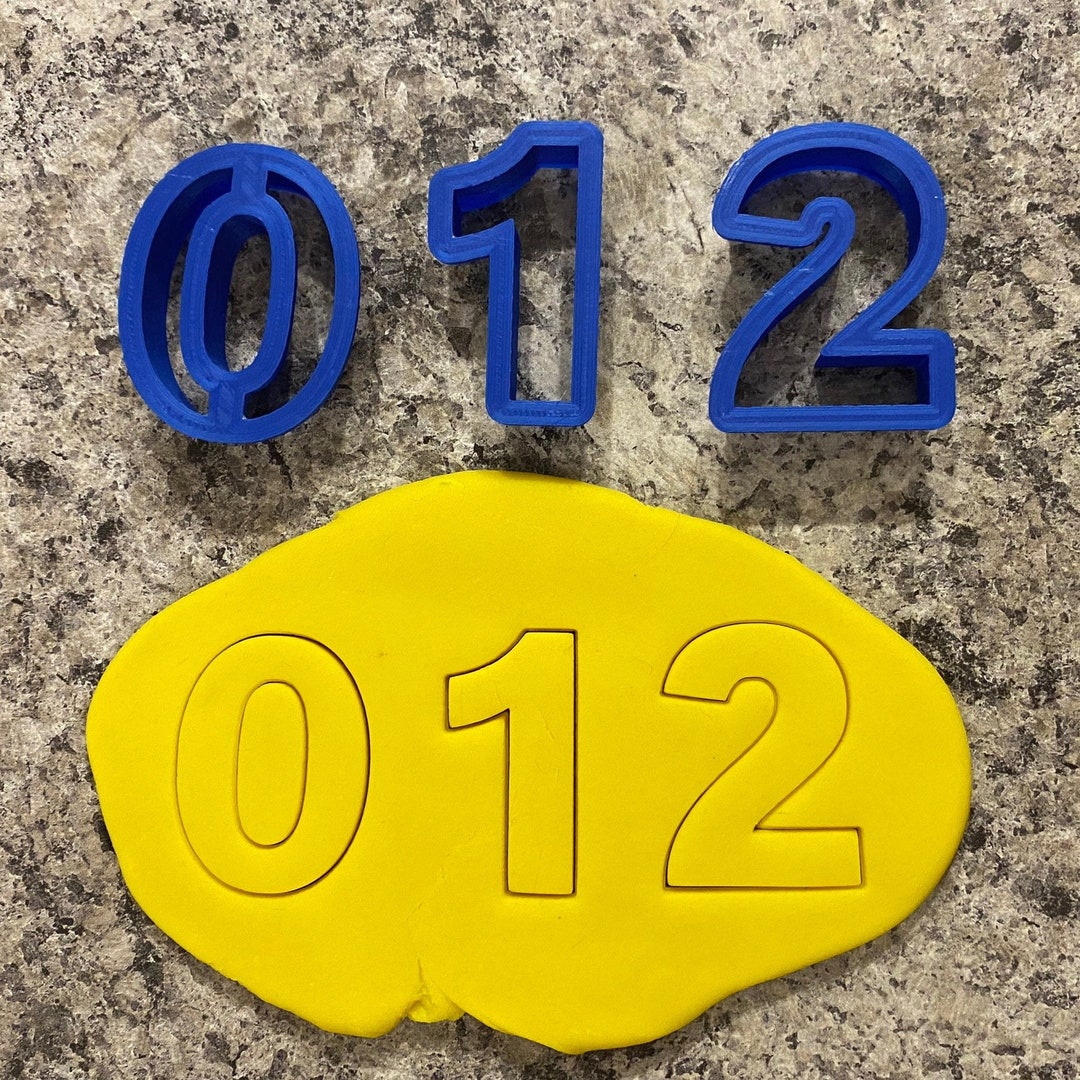 Number #2 (0-9) Cookie Cutter - Etsy