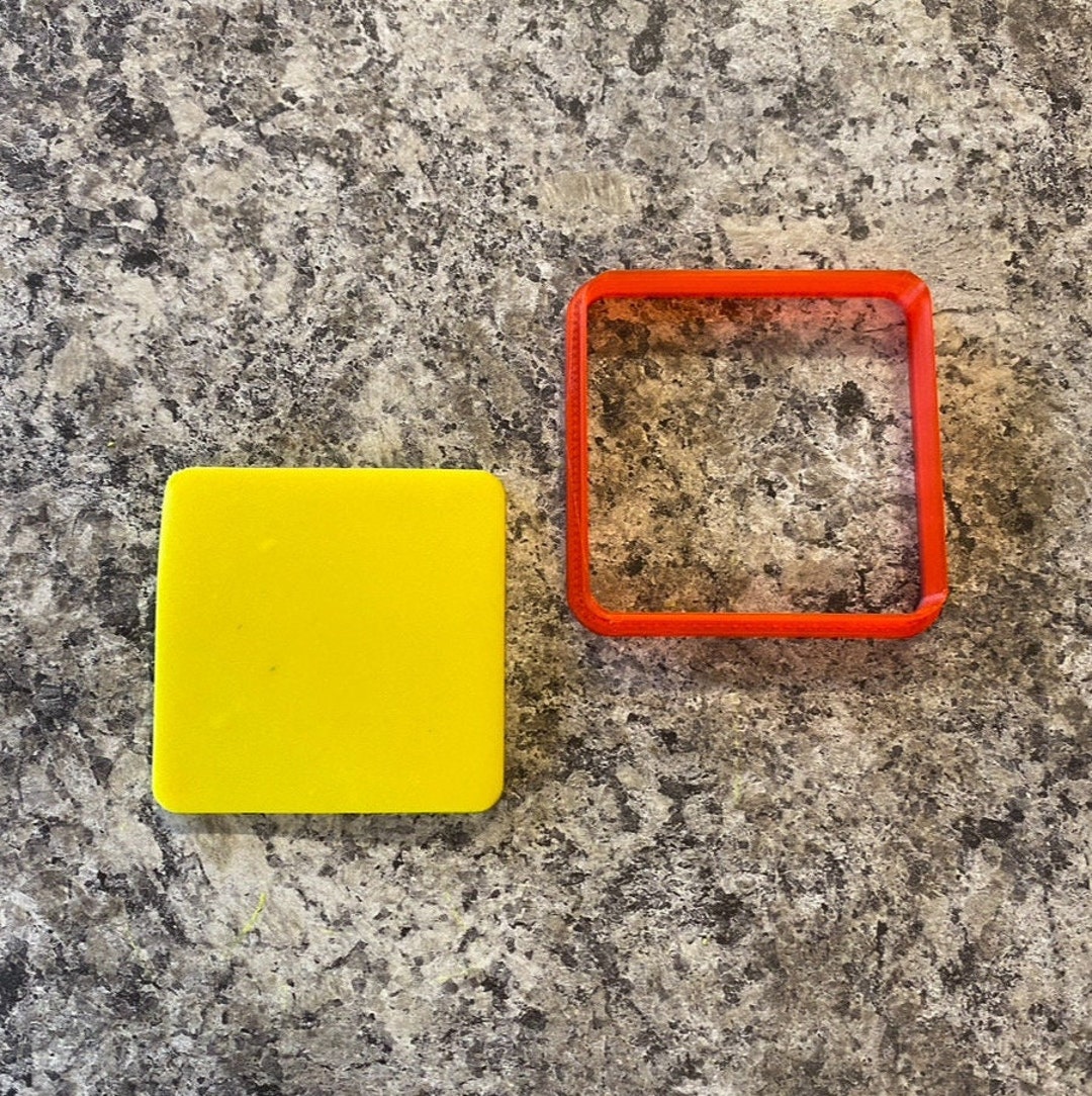 Square W/rounded Corners Cookie Cutter / Polymer Clay/ Fondant - Etsy