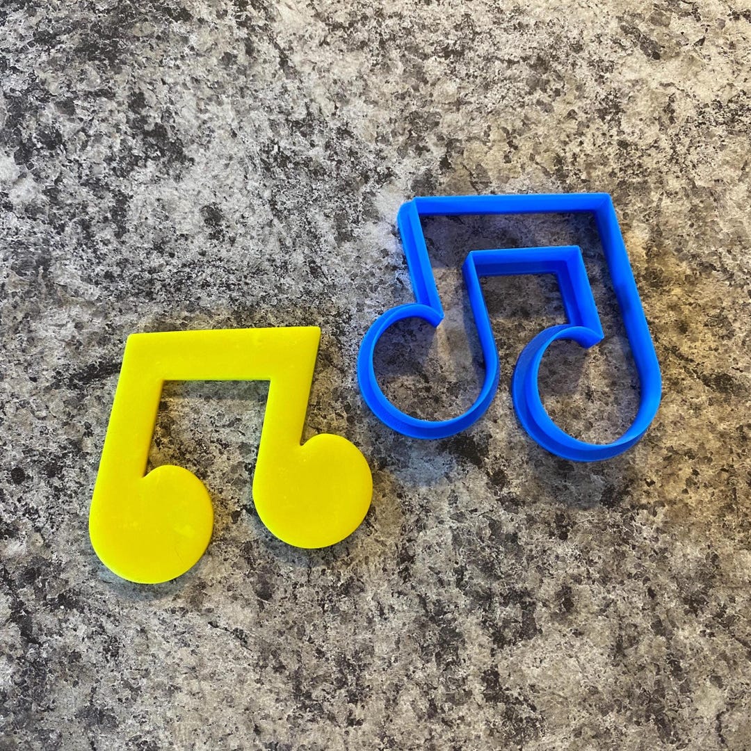 Music Note Cookie Cutter / Polymer Clay / Fondant - Etsy