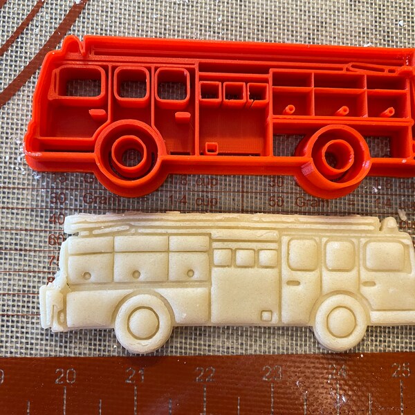 Fire Truck Cookies - Etsy