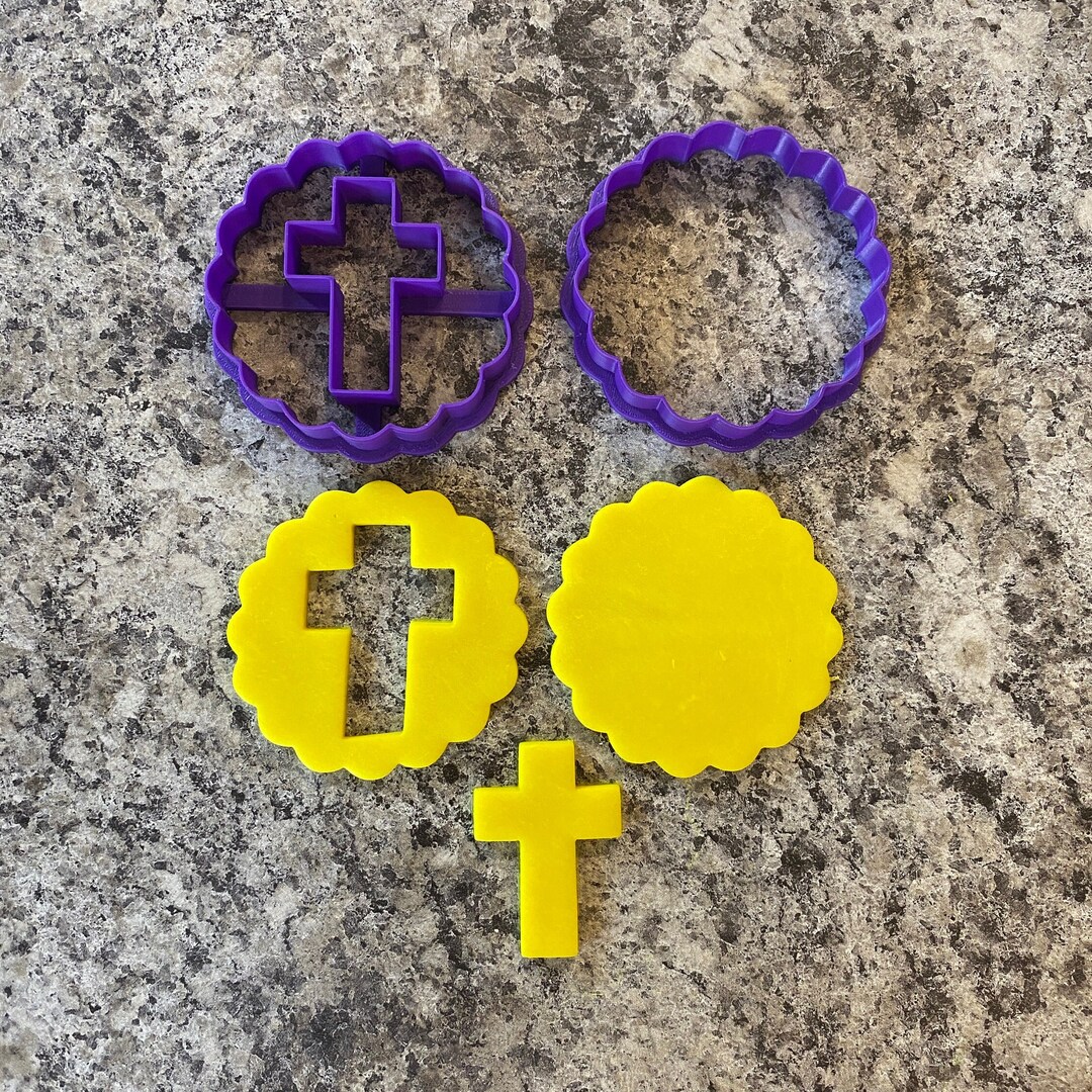 Cross Linzer / Jam Cookie Cutter Set - Etsy