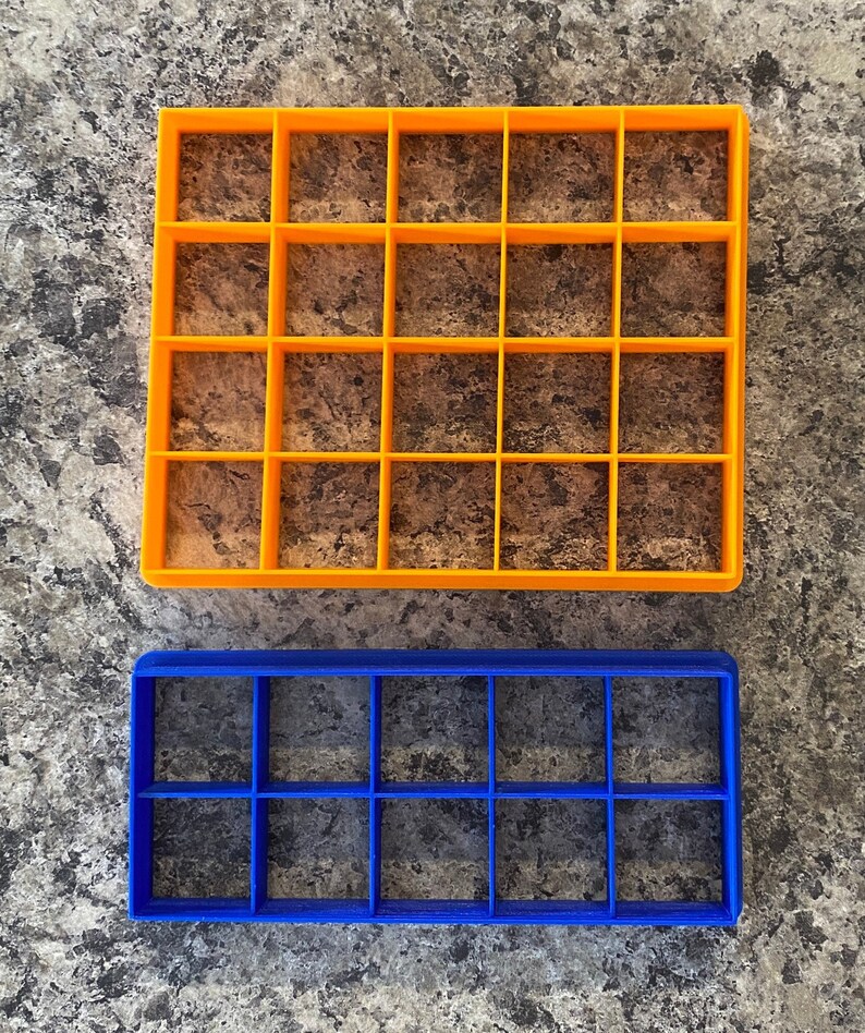 Breakaway Square Grid Cookie Cutter / Polymer Clay / Fondant / Playdoh ...