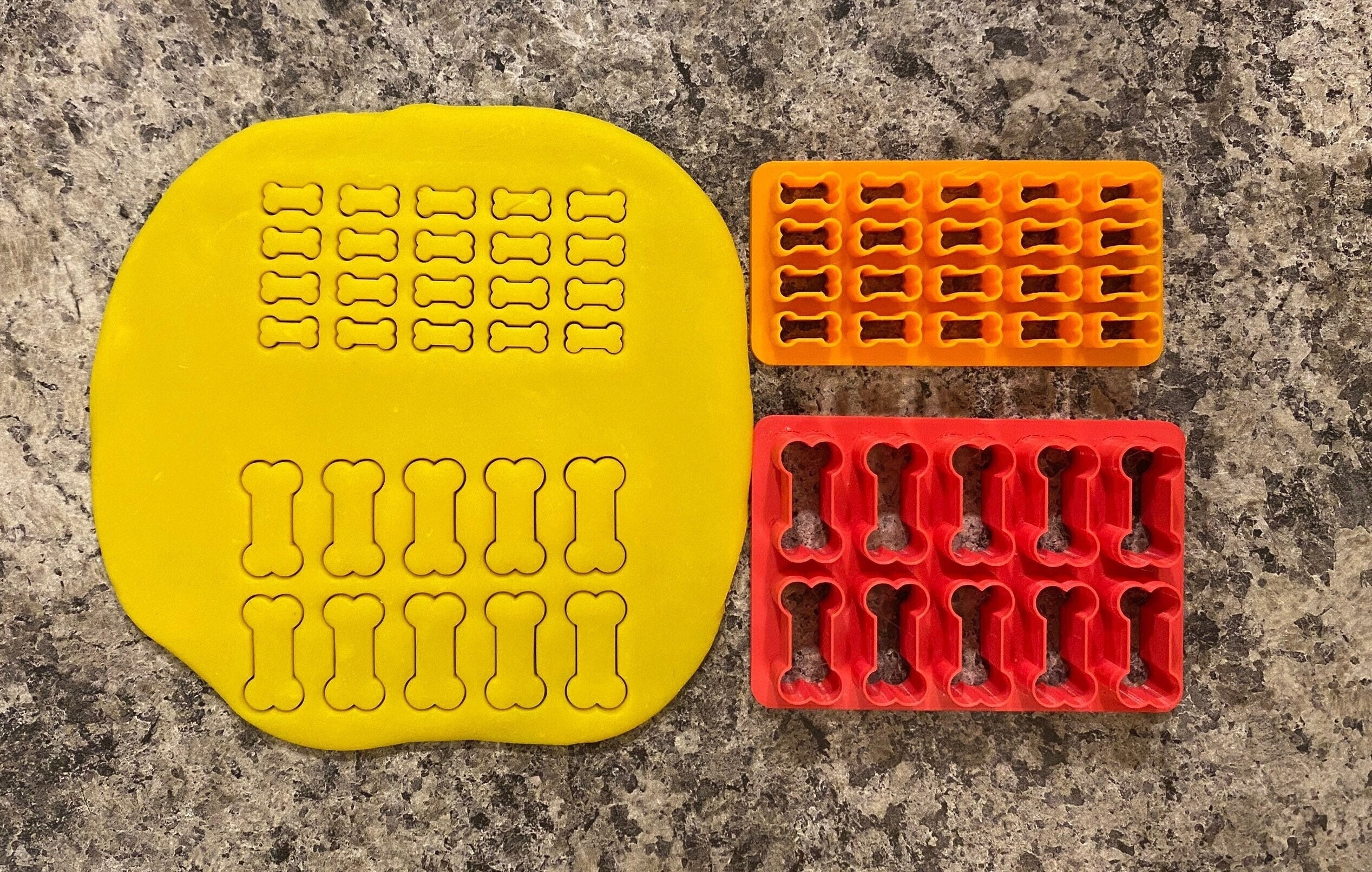 Multi-cutter Dog Bones (10, 20, 40 or 60) Cookie Cutter / Polymer Clay ...
