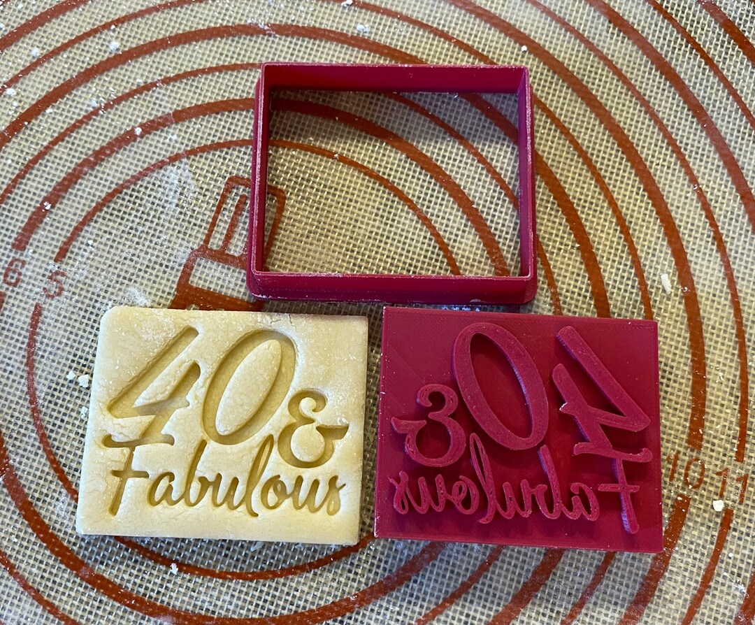 40 & Fabulous Stamp and Outline Cutter - Etsy