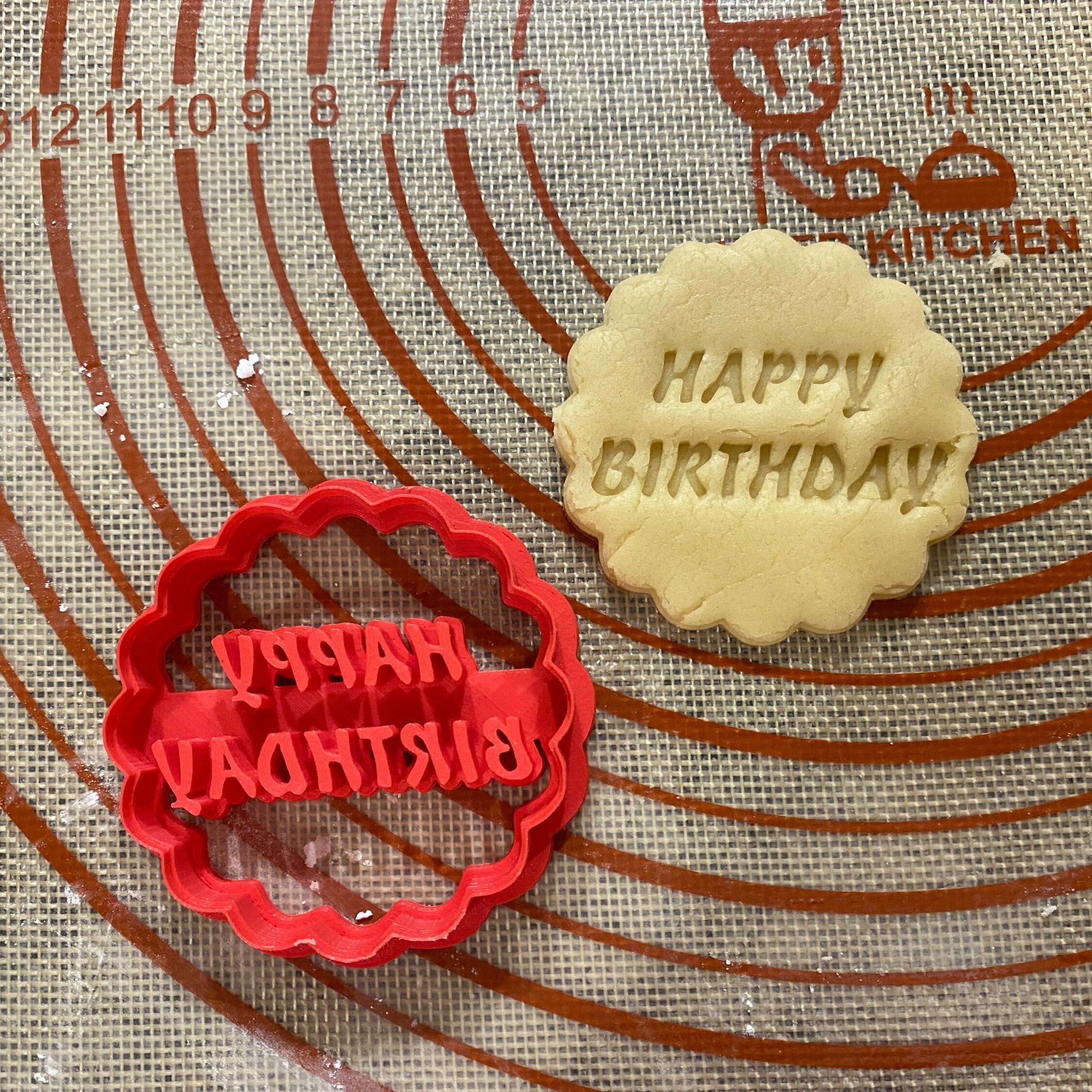 Happy Birthday Cookie Cutter - Etsy