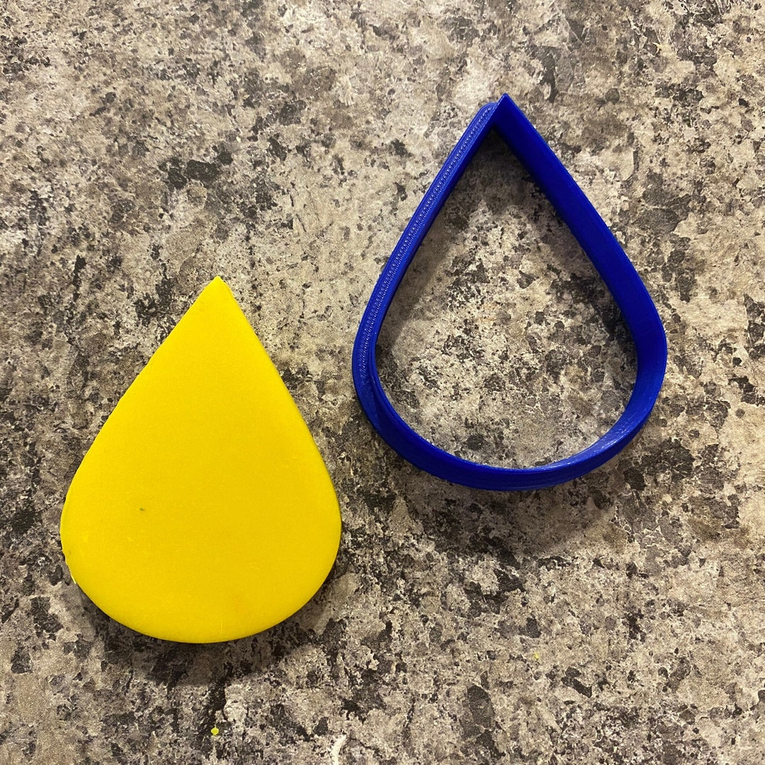 Raindrop Cookie Cutter/ Polymer Clay/ Fondant / Playdoh - Etsy