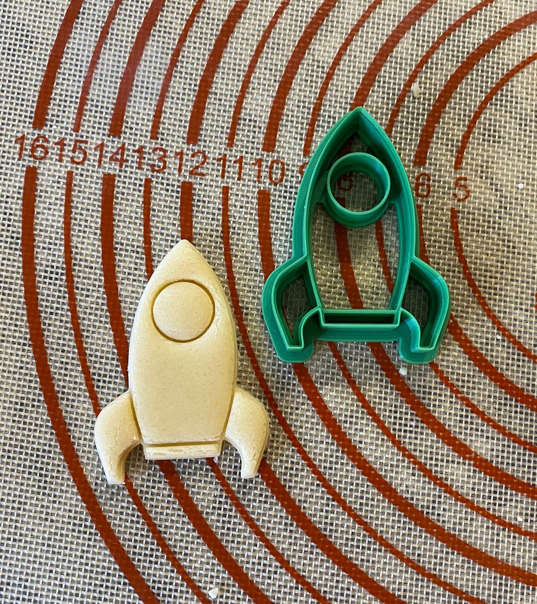 Rocket Ship Cookie Cutter / Polymer Clay / Fondant / Playdoh - Etsy
