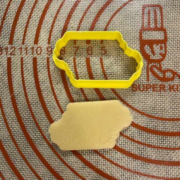 Floral Plaque Cookie Cutter - Etsy