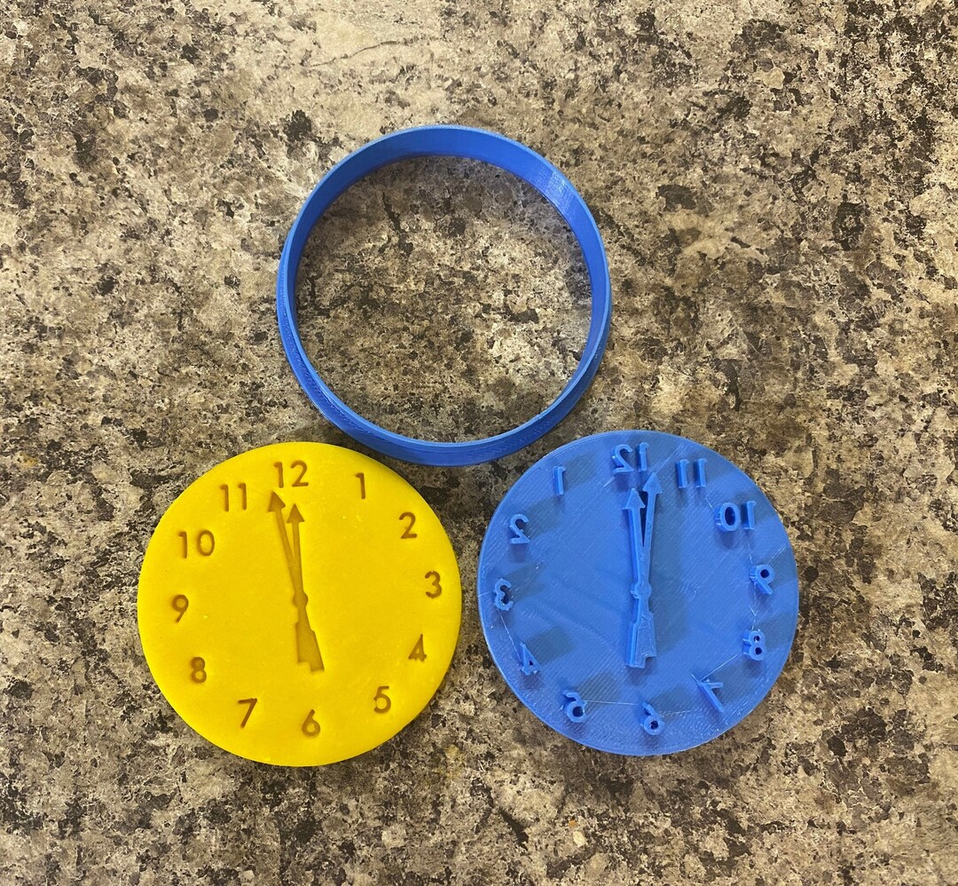 Clock Stamp and Outline Cutter - Etsy