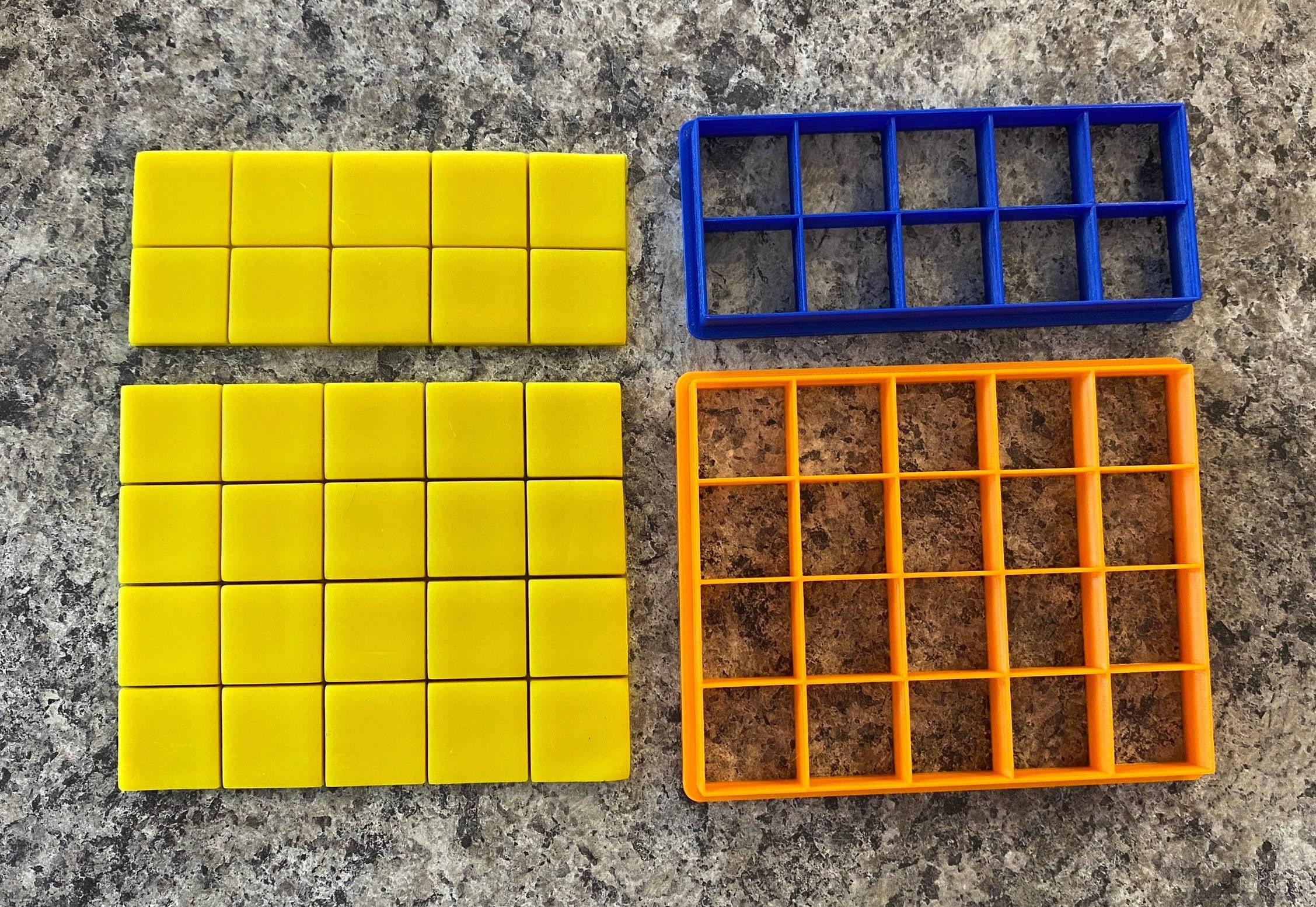 Breakaway Square Grid Cookie Cutter / Polymer Clay / Fondant / Playdoh ...