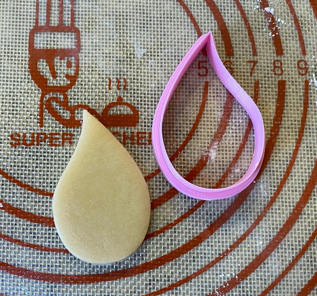 Teardrop Cookie Cutter/ Polymer Clay/ Fondant - Etsy