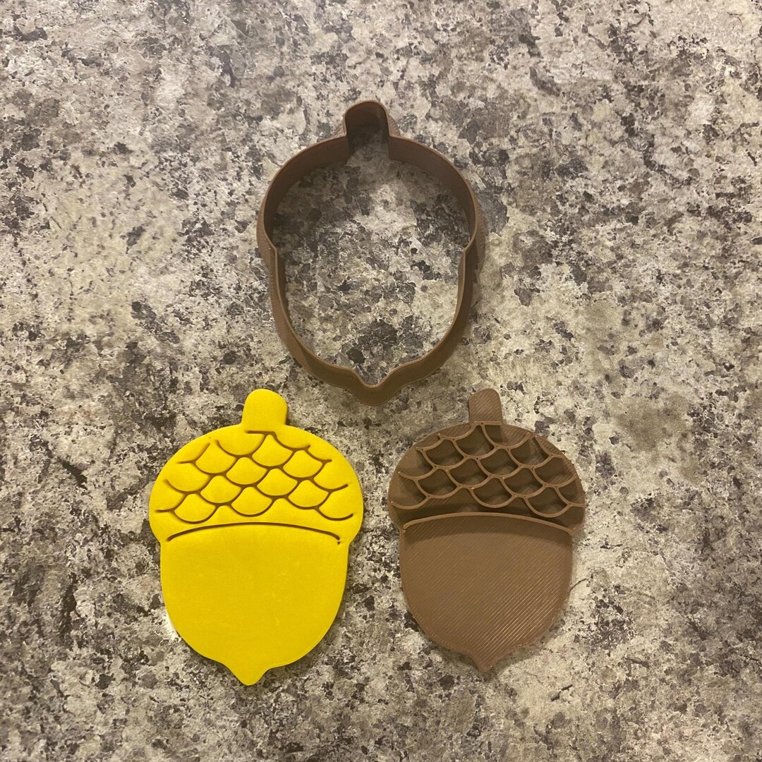 Acorn Stamp and Outline Cutter - Etsy