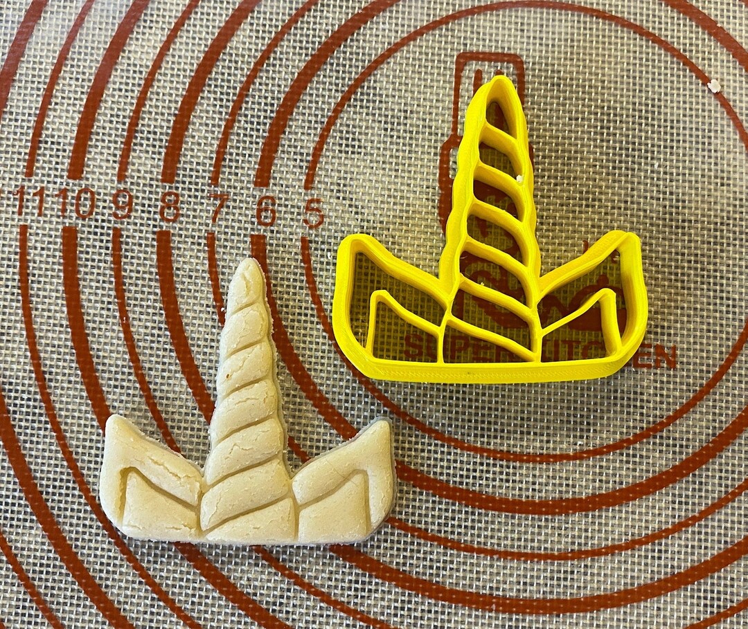 Unicorn Horn and Ears Cookie Cutter / Polymer Clay / Fondant / Playdoh ...