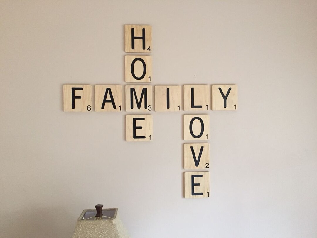 Scrabble Wall Tiles, Wall Letters, Wall Tiles - Etsy