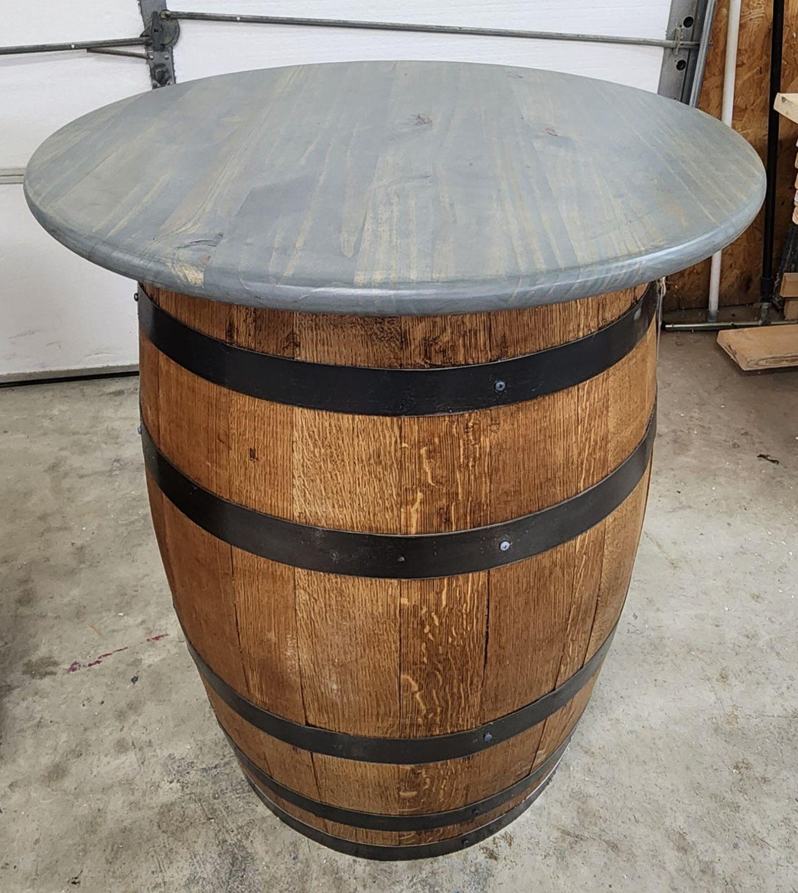Barrel Table, Bourbon Table, Whiskey Table, Pub Table 24", 30" & 36 ...